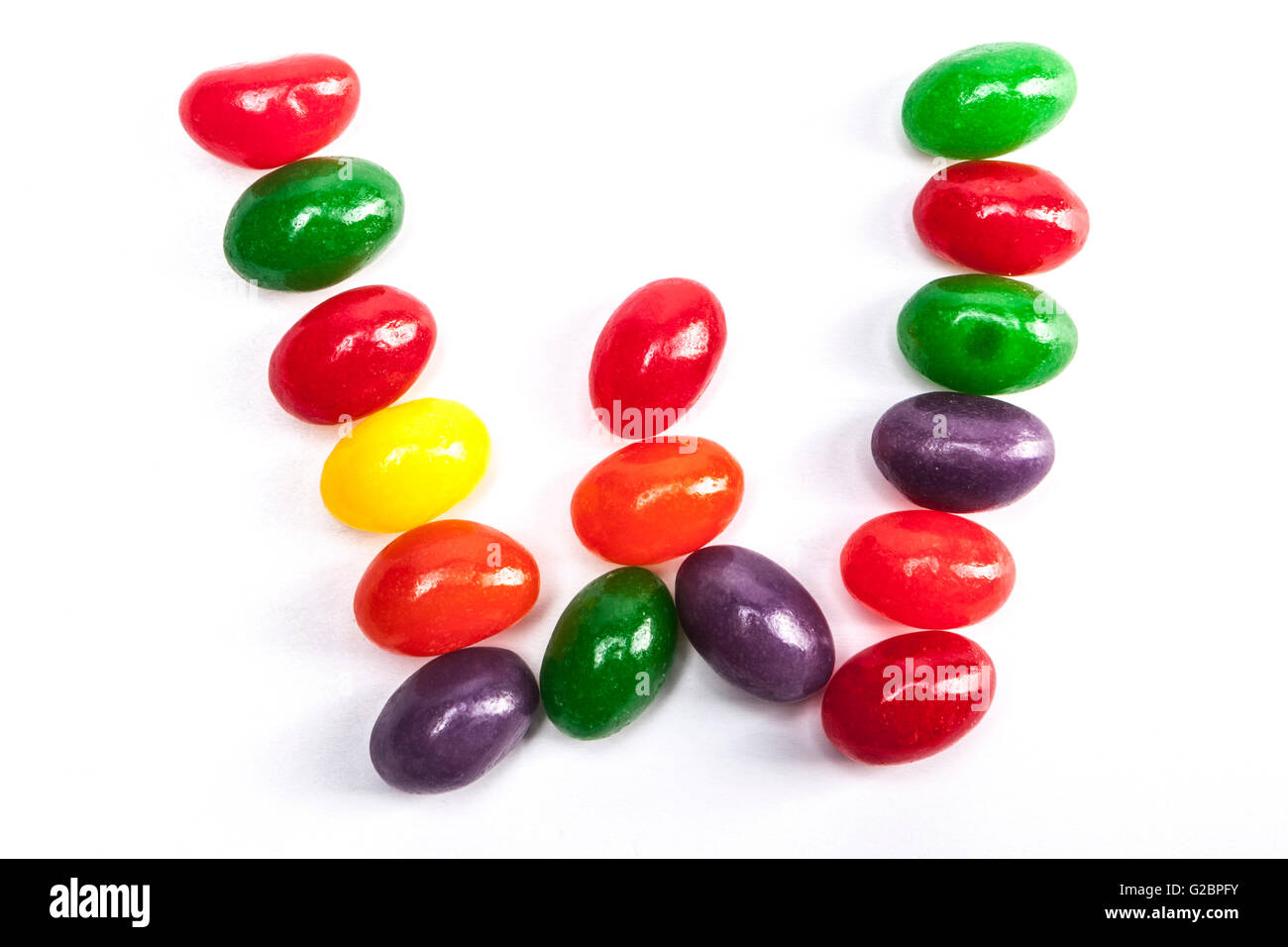 Food alphabet letters isolated Cut Out Stock Images & Pictures - Alamy