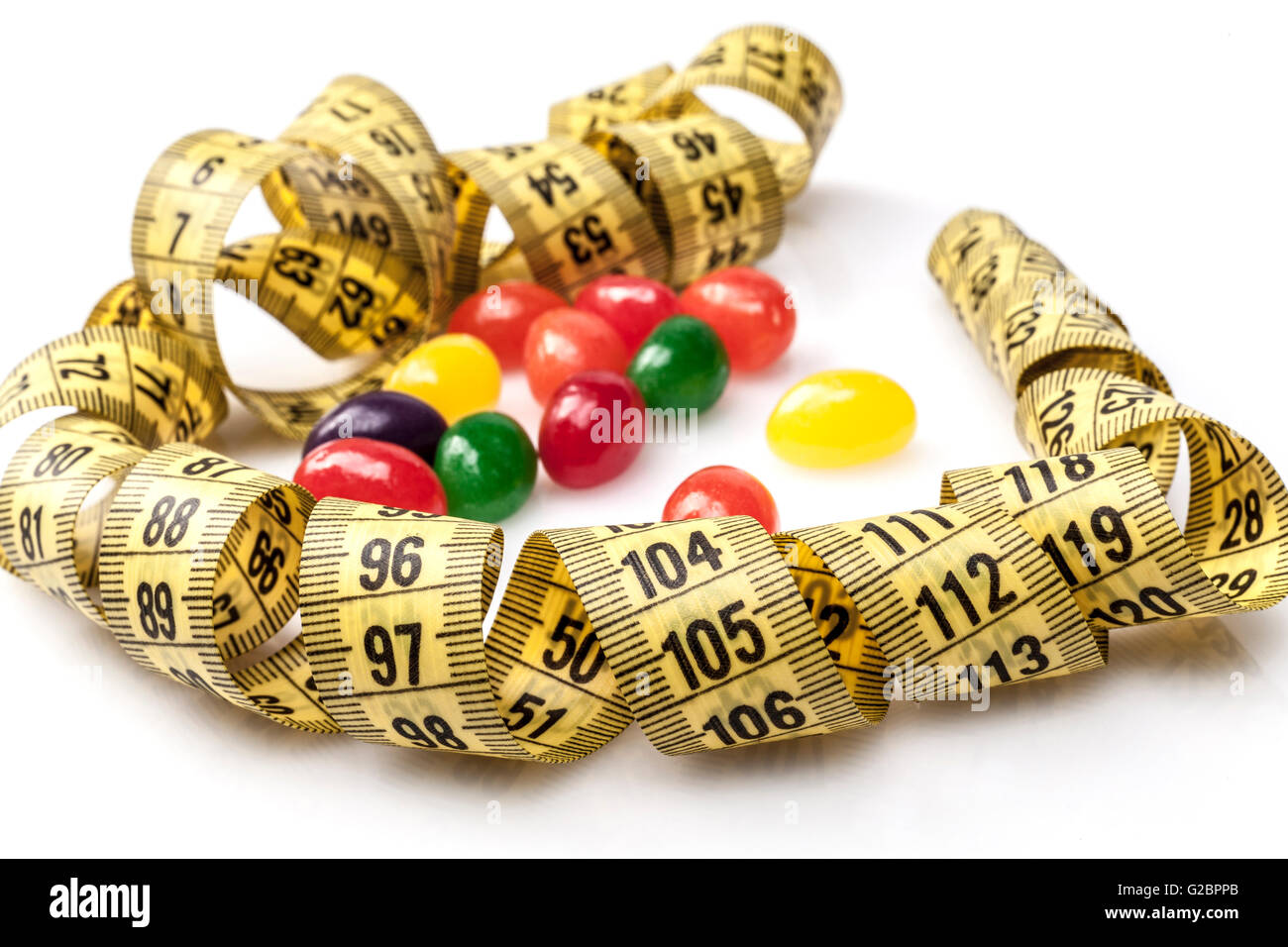 Sweets isolated on white background with shadow Stock Photo - Alamy