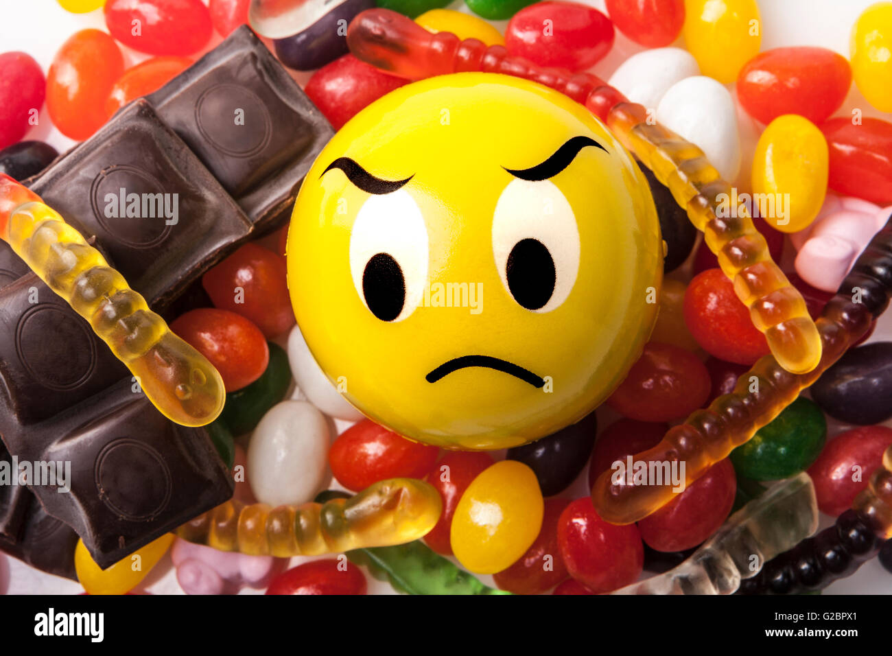 Angry emoticon hi-res stock photography and images - Alamy