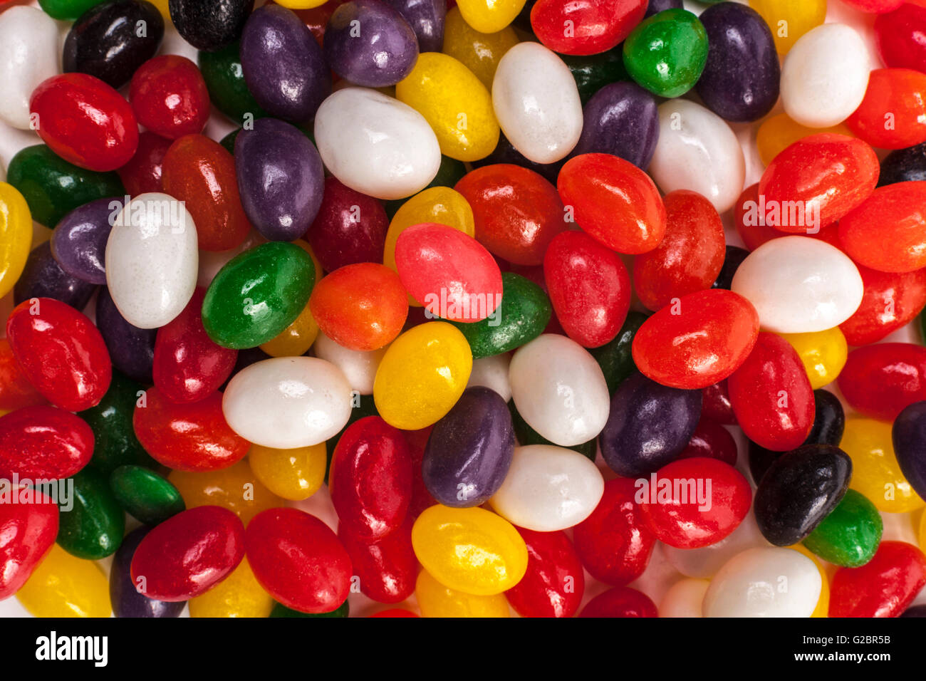 Colorful delicious candies running out on my table Stock Photo - Alamy