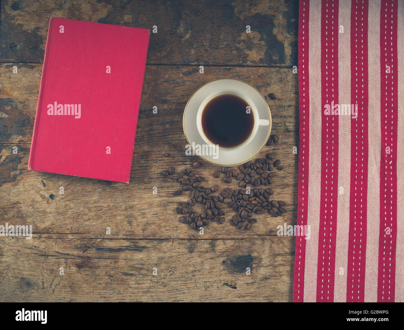 Overhead shot coffee concept hi-res stock photography and images - Alamy