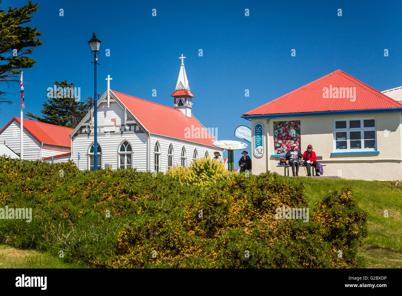 The St. Mary's Catholic Church in Stanley, East Falkland, Falkland ...