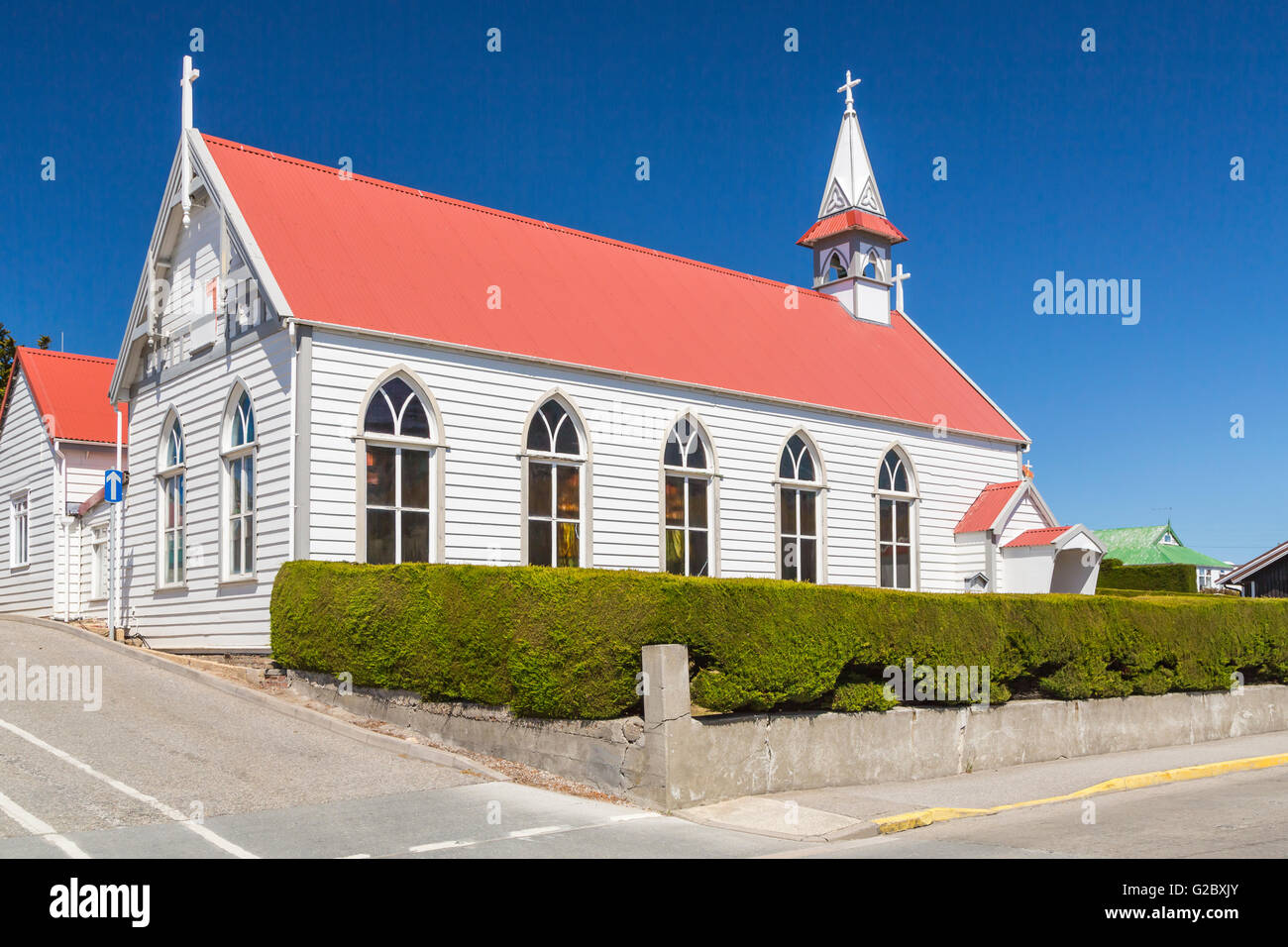 The St. Mary's Catholic Church in Stanley, East Falkland, Falkland ...