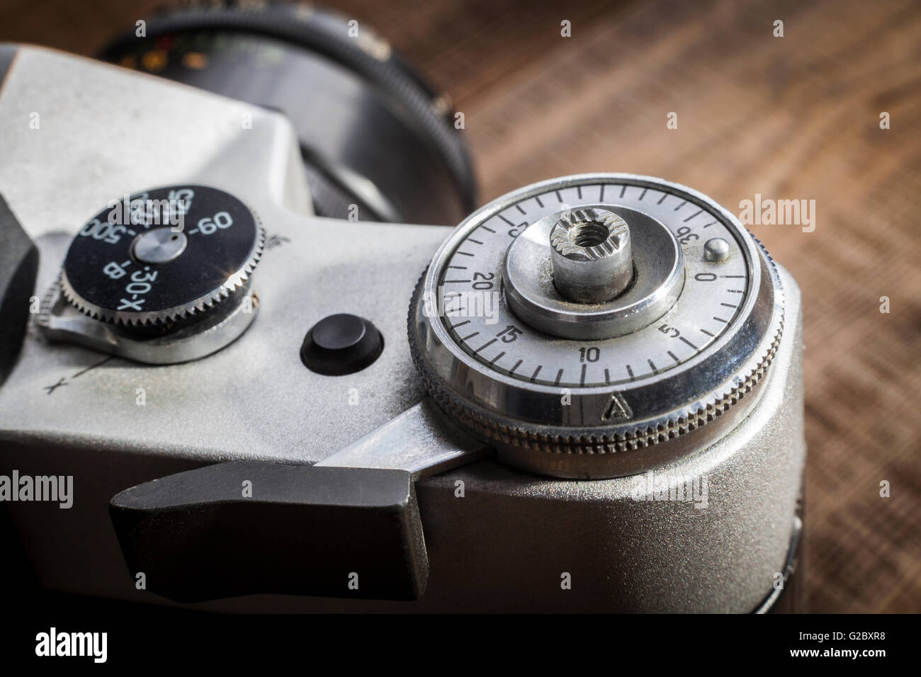 Antique camera wood hi-res stock photography and images - Alamy