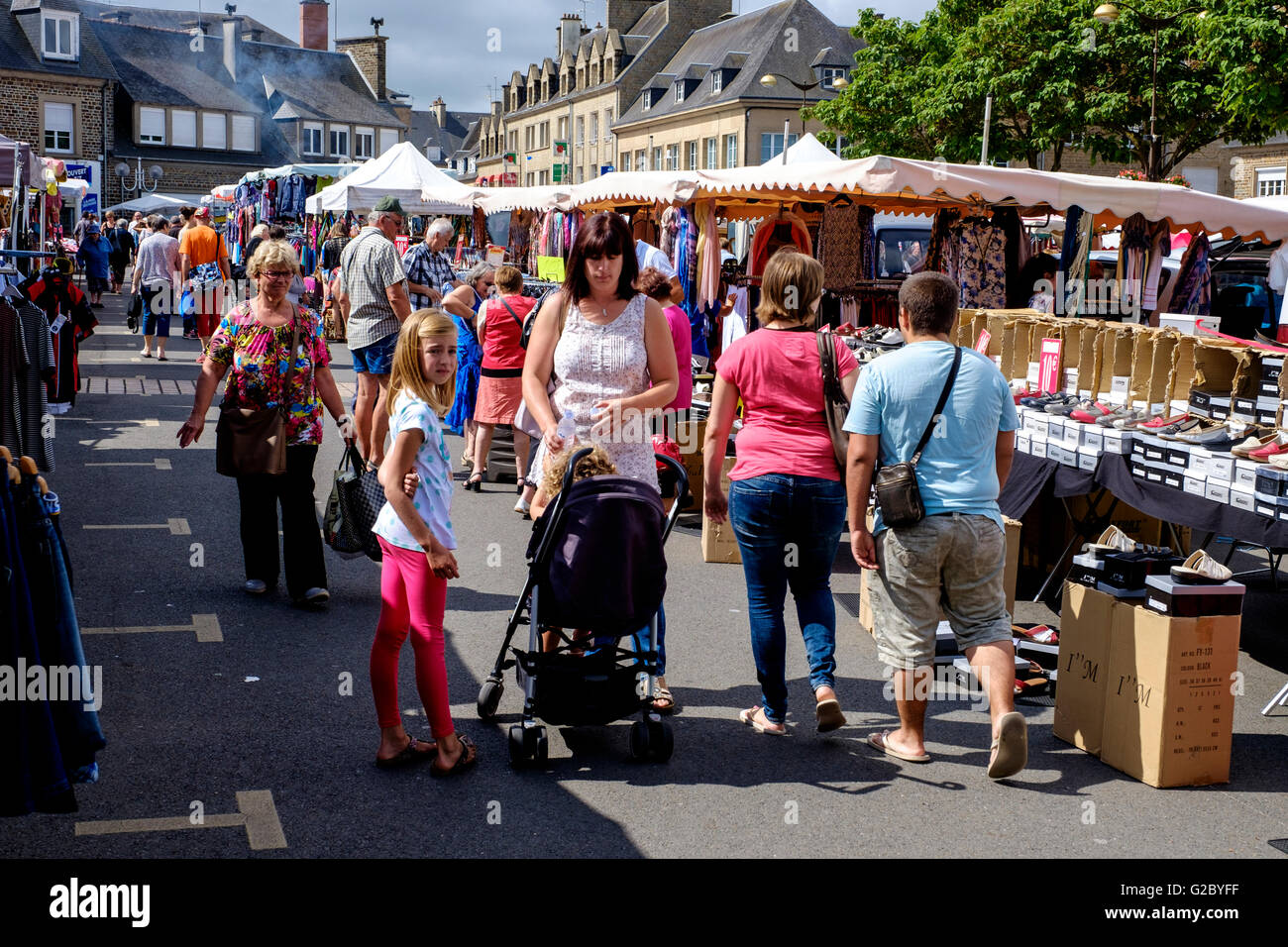 France normandy market hi-res stock photography and images - Alamy