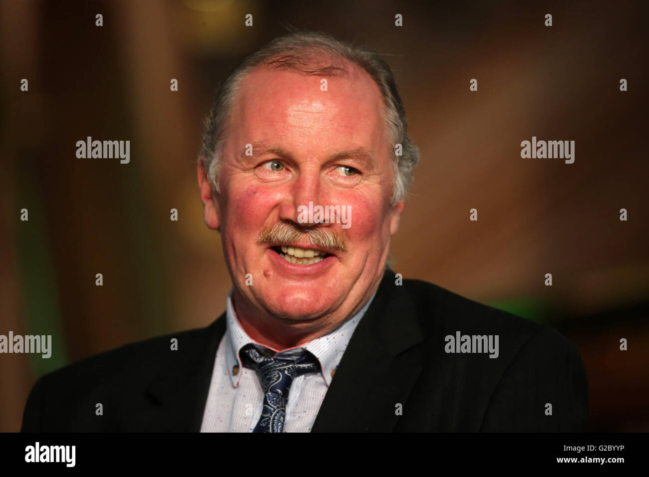 Northern Ireland legend Billy Hamilton on stage at the Northern Ireland ...