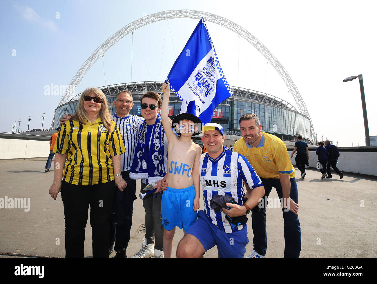 Sheffield Wednesday fans outside the ground before the Championship ...
