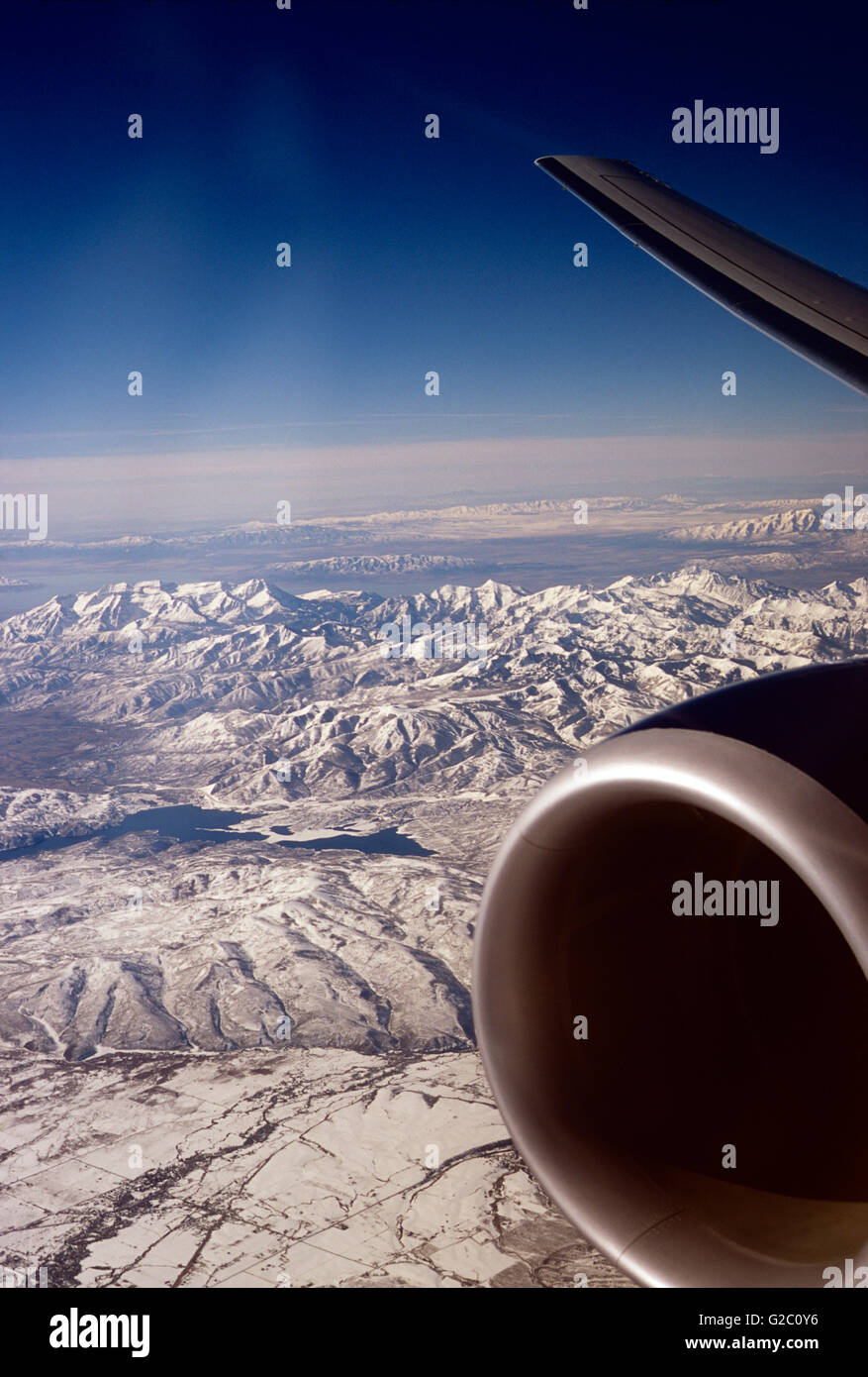 Wasatch mountains aerial hi-res stock photography and images - Alamy