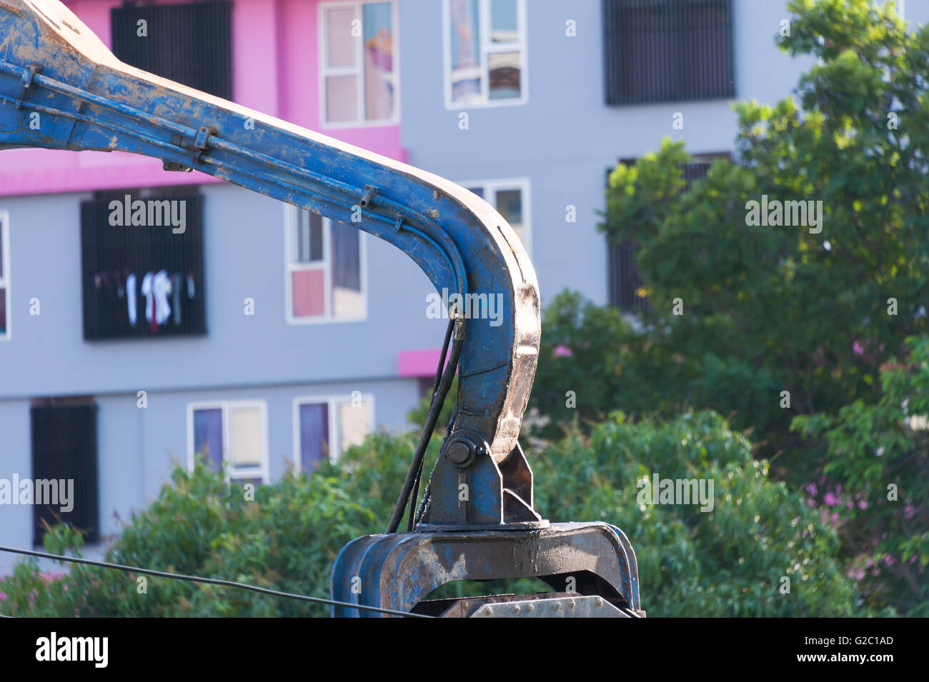 Piling in construction site hi-res stock photography and images - Alamy