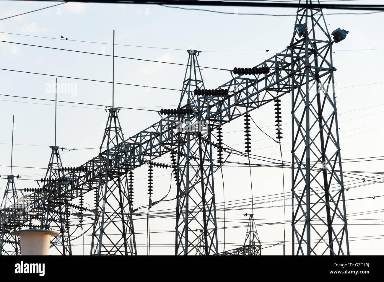 transformer big place industry Stock Photo - Alamy