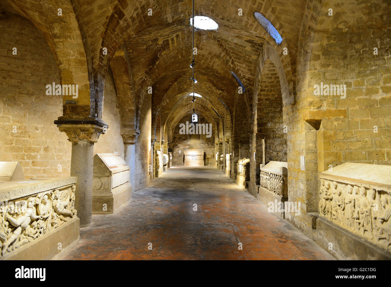 Crypt of Palermo Cathedral (Our Lady of the Assumption) in Piazza Sett ...