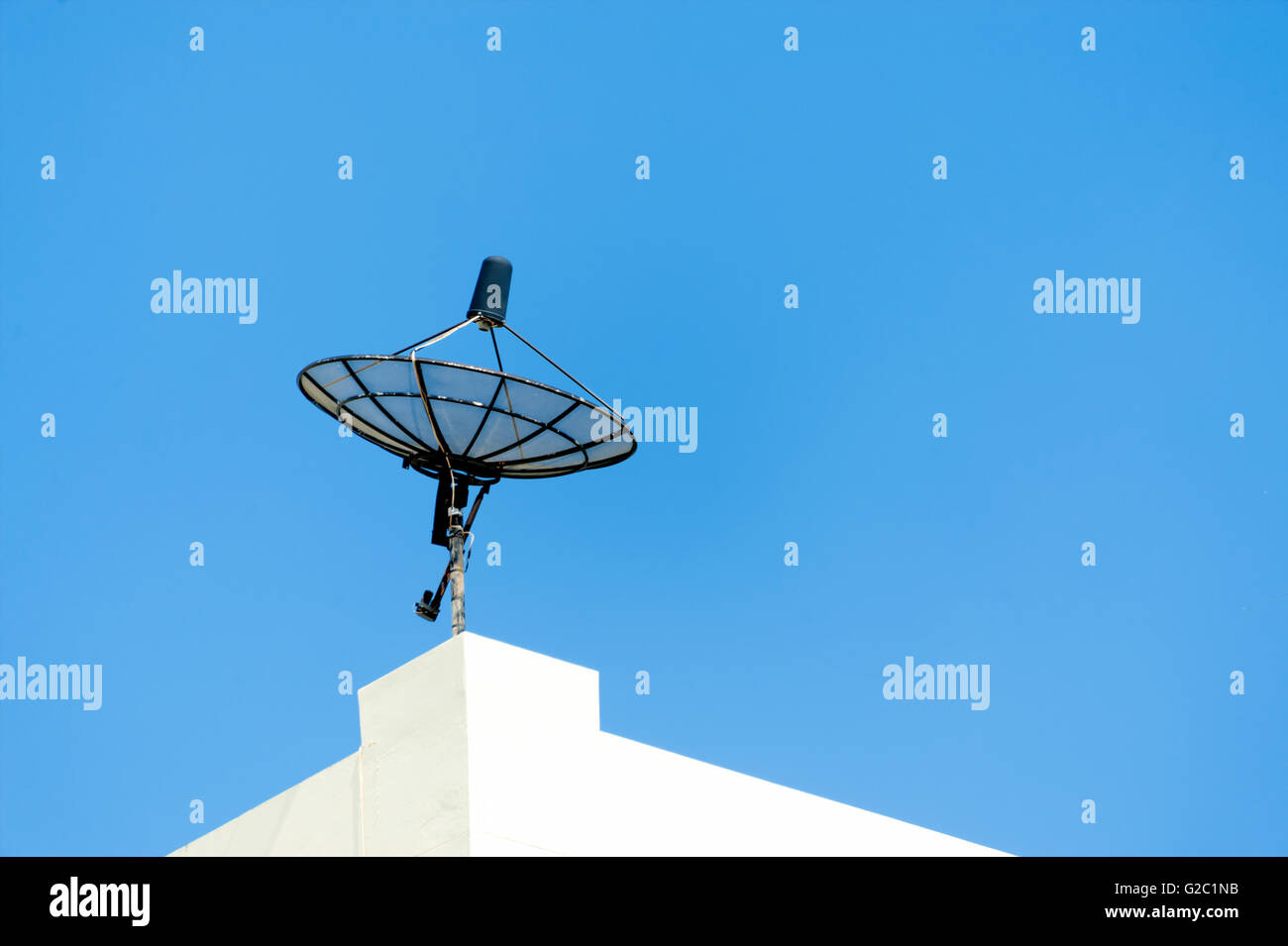 An Radar in blue sky sunset Stock Photo - Alamy