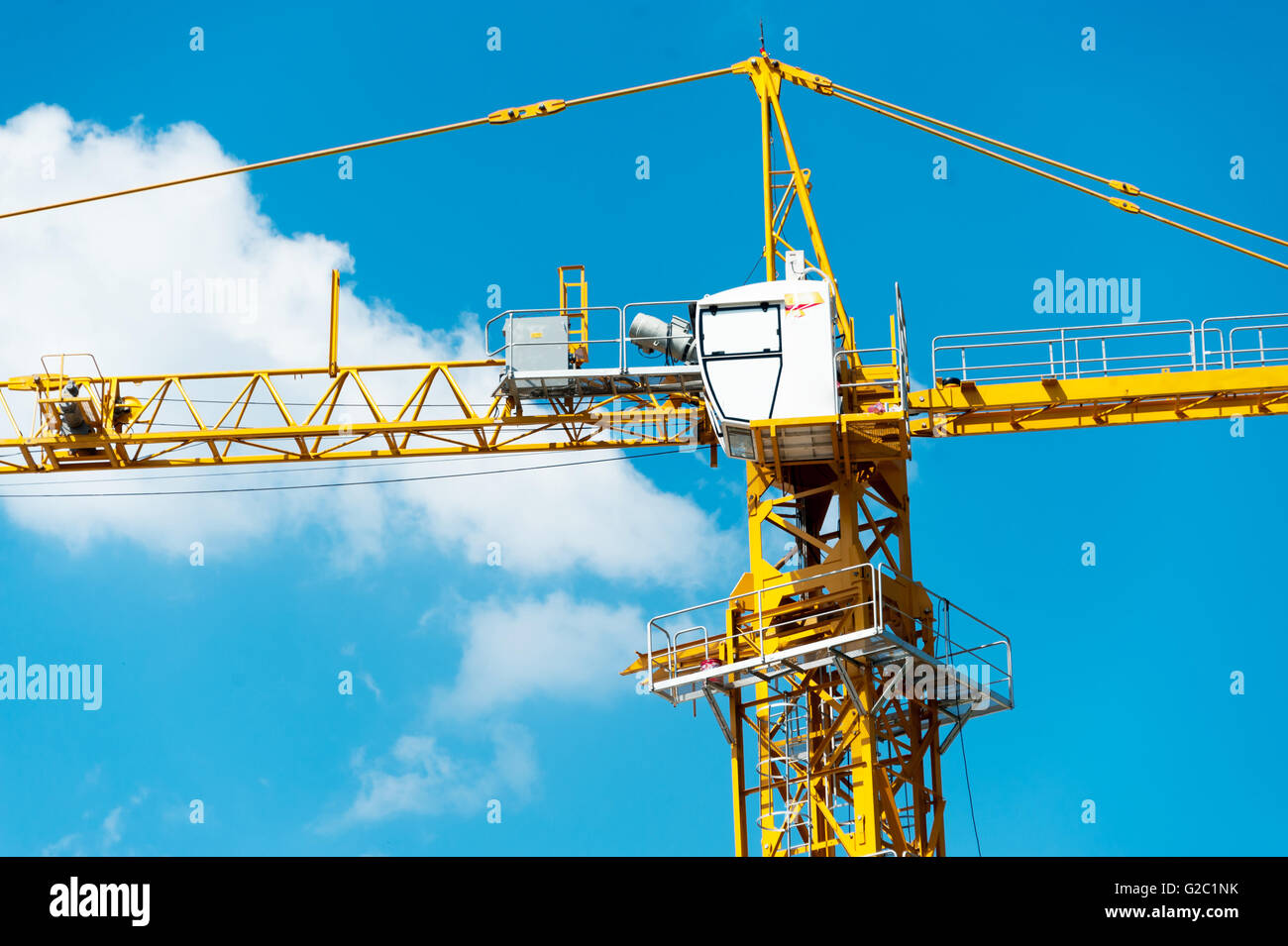Crane in the sky hi-res stock photography and images - Alamy