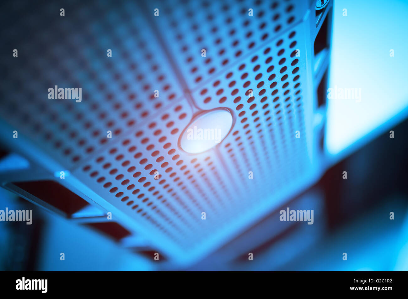 Network servers in data room Domestic Room Stock Photo - Alamy