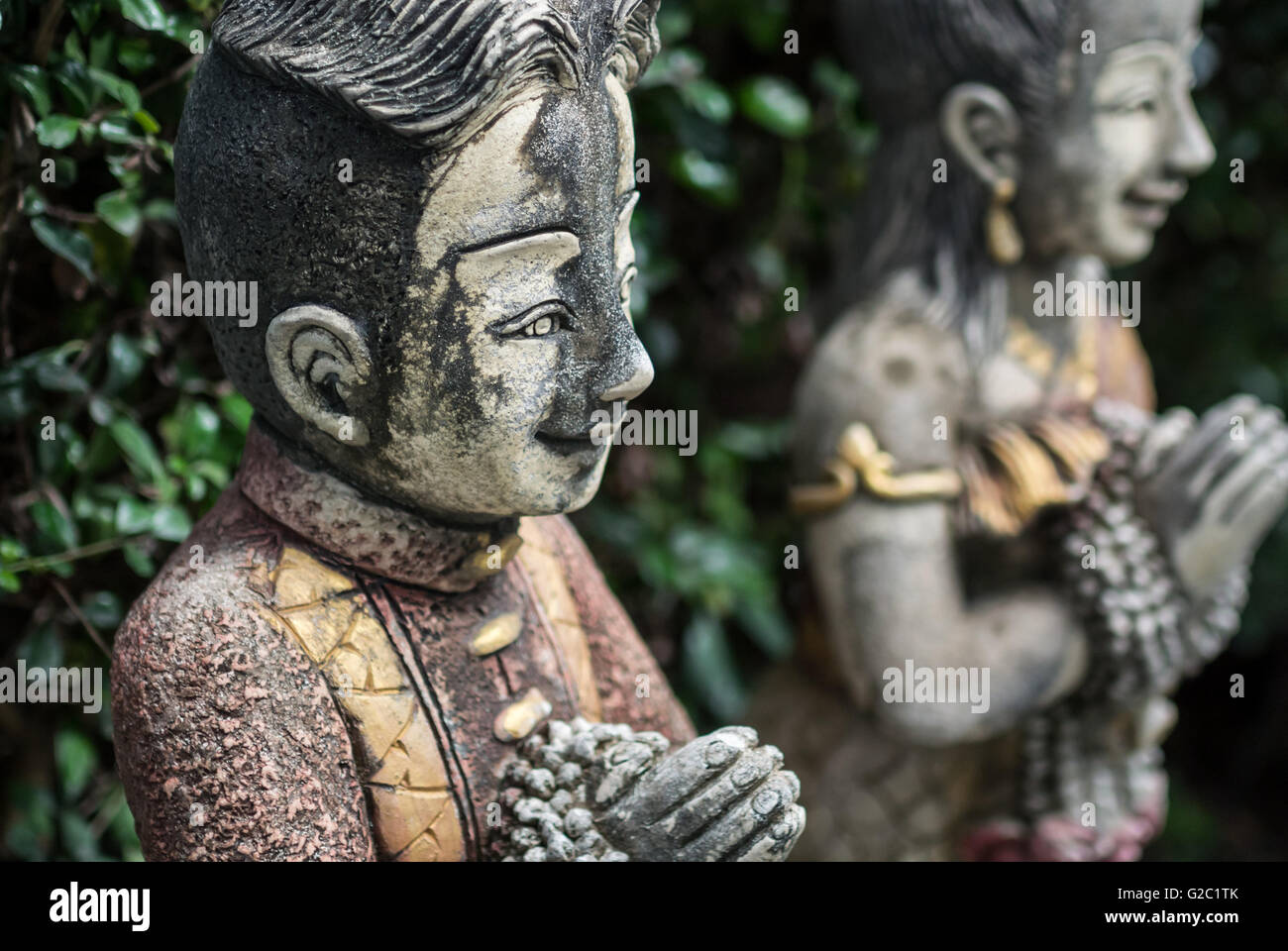 Little Children statue in soft light Stock Photo - Alamy