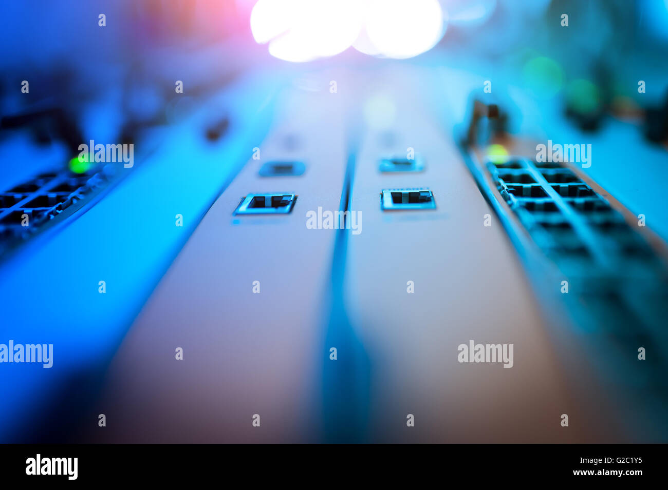 Core switch technology in network room place Stock Photo - Alamy