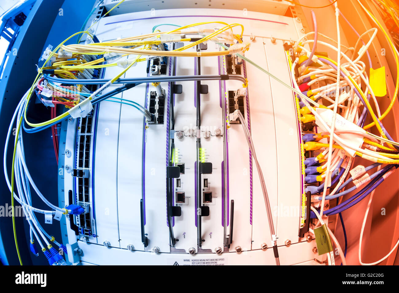 Core switch technology in network room place Stock Photo - Alamy