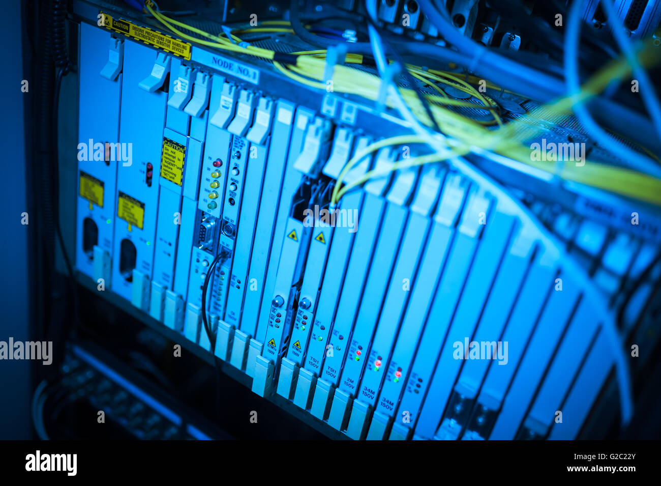 Core switch technology in network room place Stock Photo - Alamy