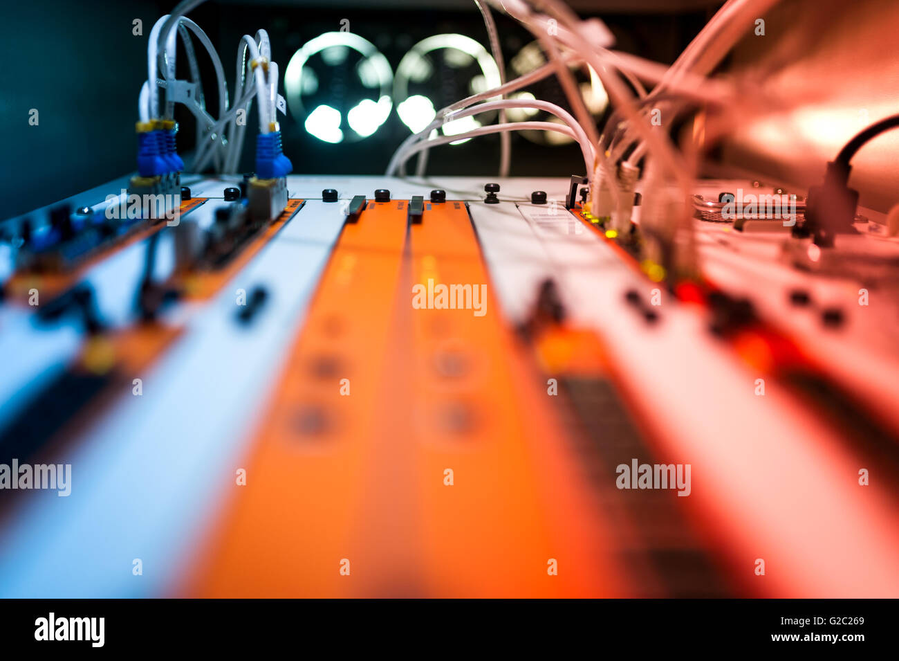 Core switch technology in network room place Stock Photo - Alamy