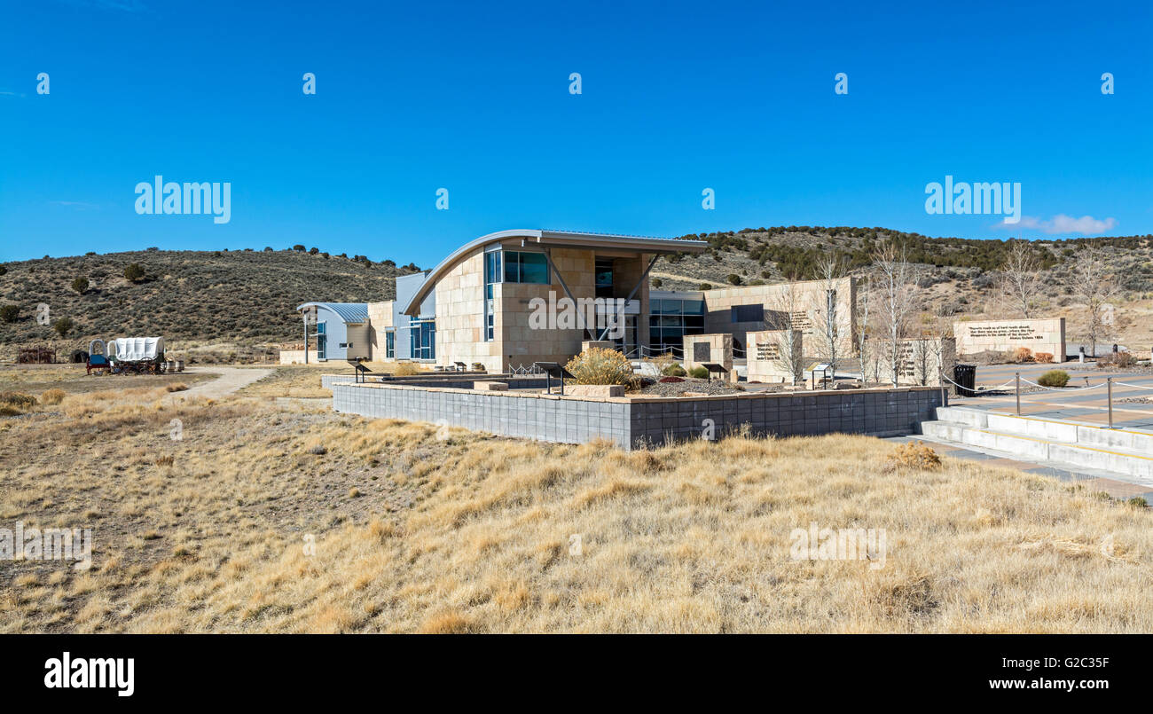 Nevada, Elko, California Trail Interpretive Center, Plaza, pioneer ...