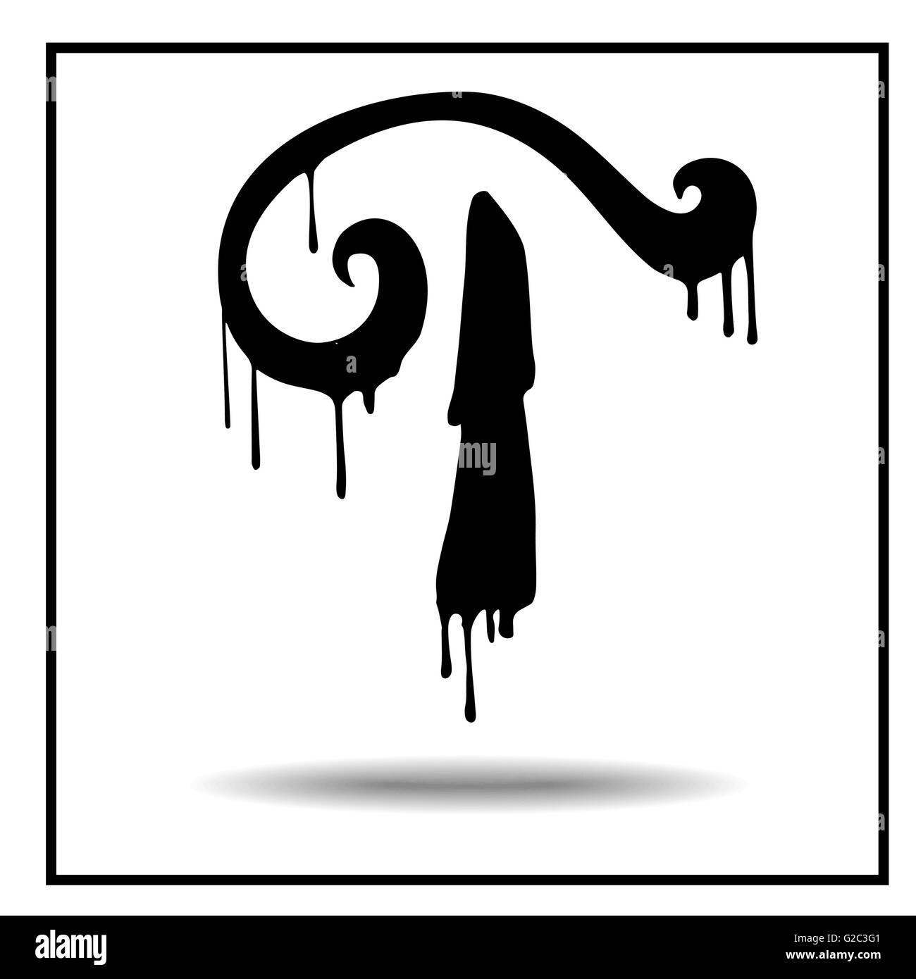 Blood melted Stock Vector Images - Alamy