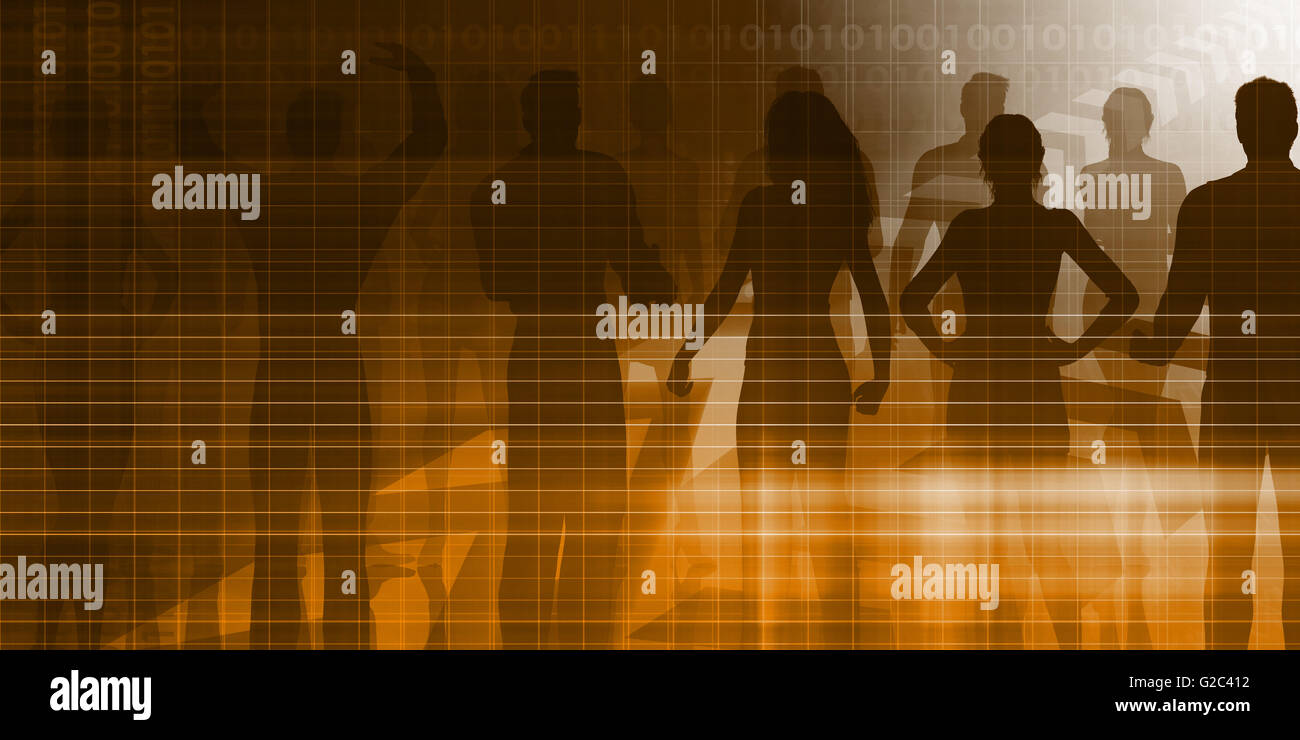 Staff Training and Management as a Presentation Background Stock Photo ...
