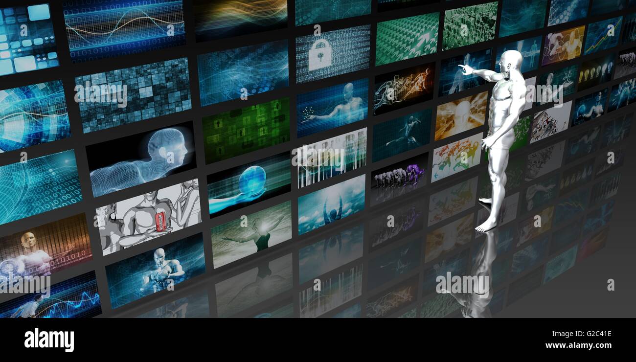 Television viewing projection screen hi-res stock photography and ...