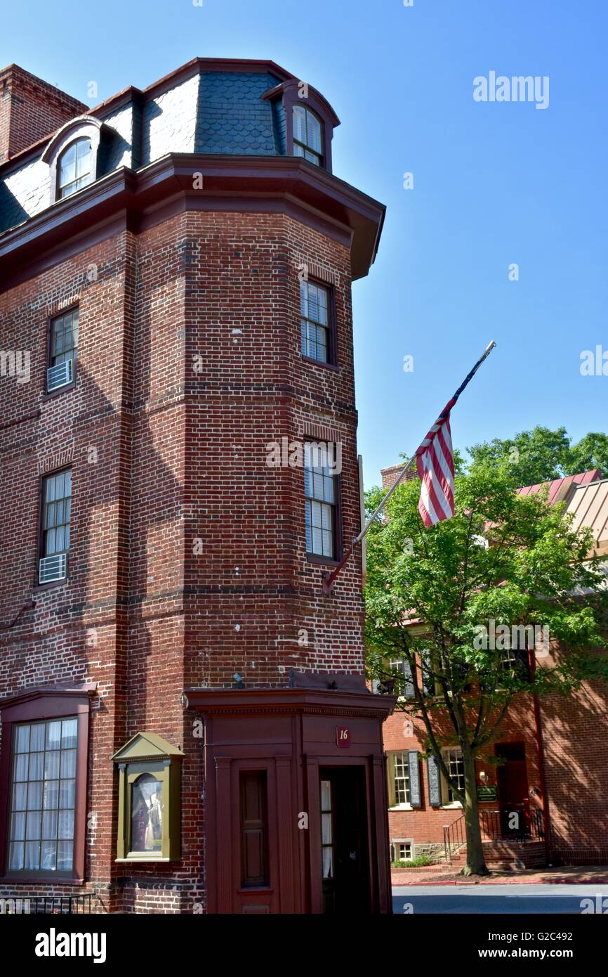 The historic architecture of Annapolis Maryland Stock Photo - Alamy
