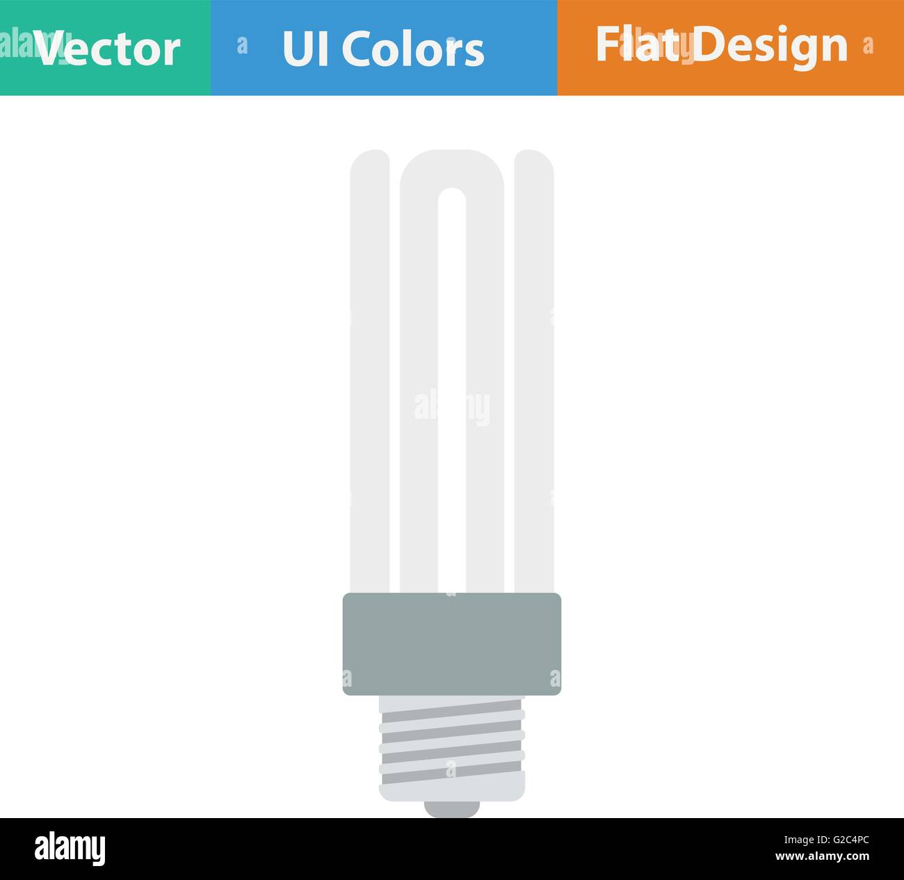 Compact led bulb Stock Vector Images - Alamy