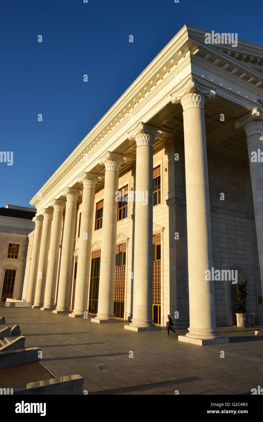 A view of the New Opera House in classical style in Astana, capital of ...