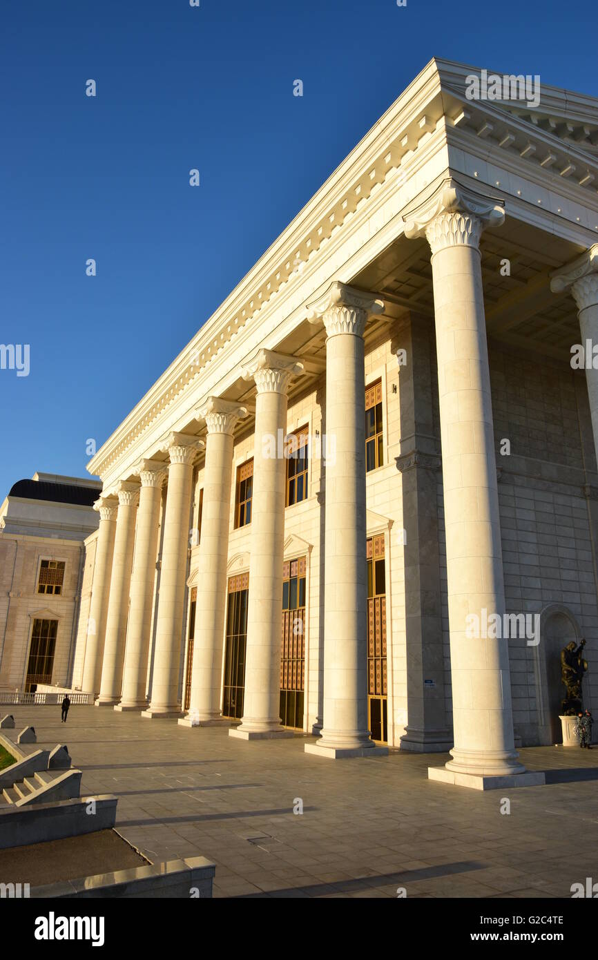 A view of the New Opera House in classical style in Astana, capital of ...