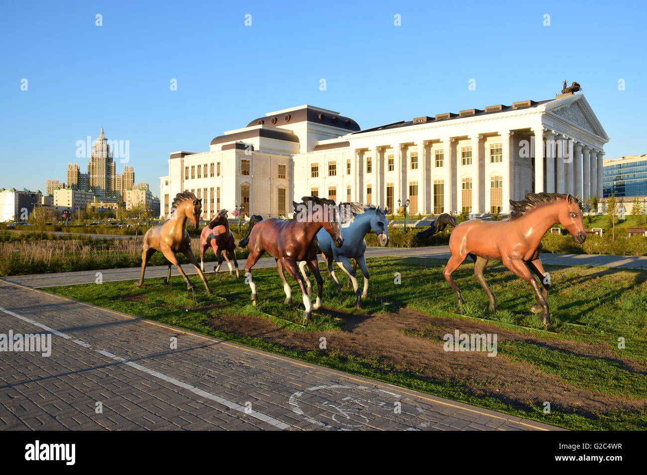 Kazakhstan building opera house hi-res stock photography and images - Alamy