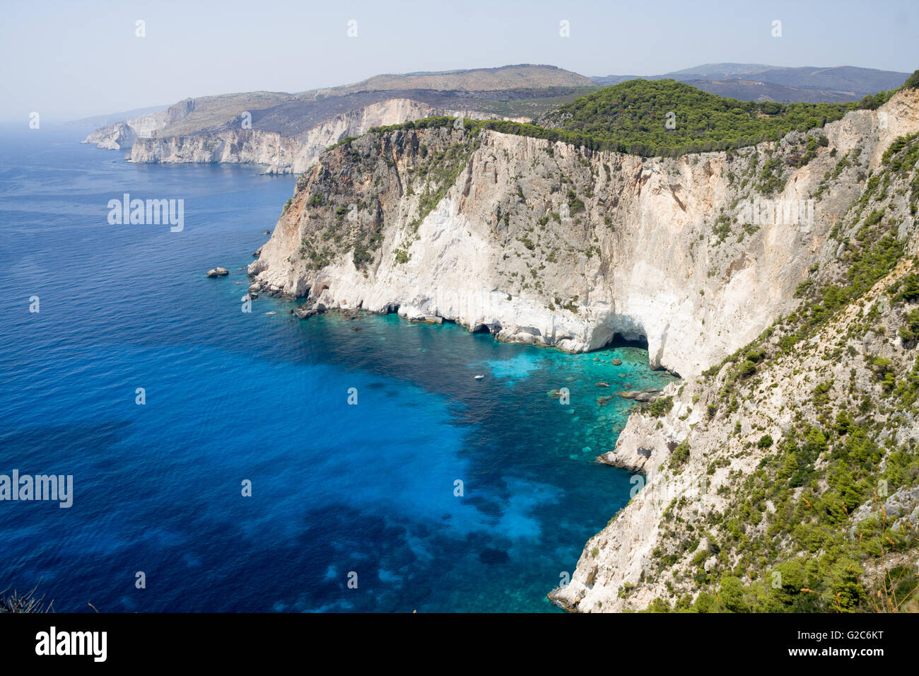 Zakynthos cliffs sea greece hi-res stock photography and images - Alamy