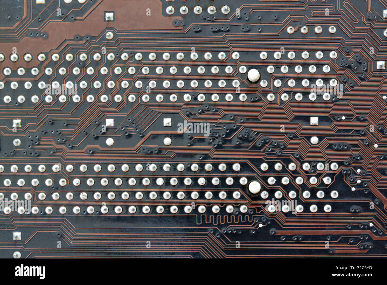 brown electronics background of computer mainboard and have concept ...