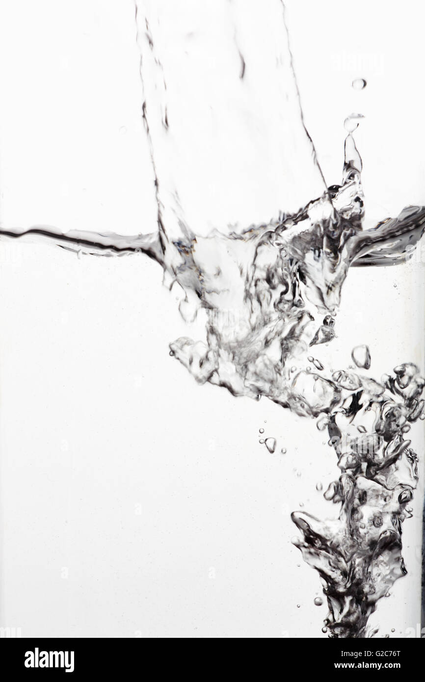 Water splash and bubbles Stock Photo - Alamy