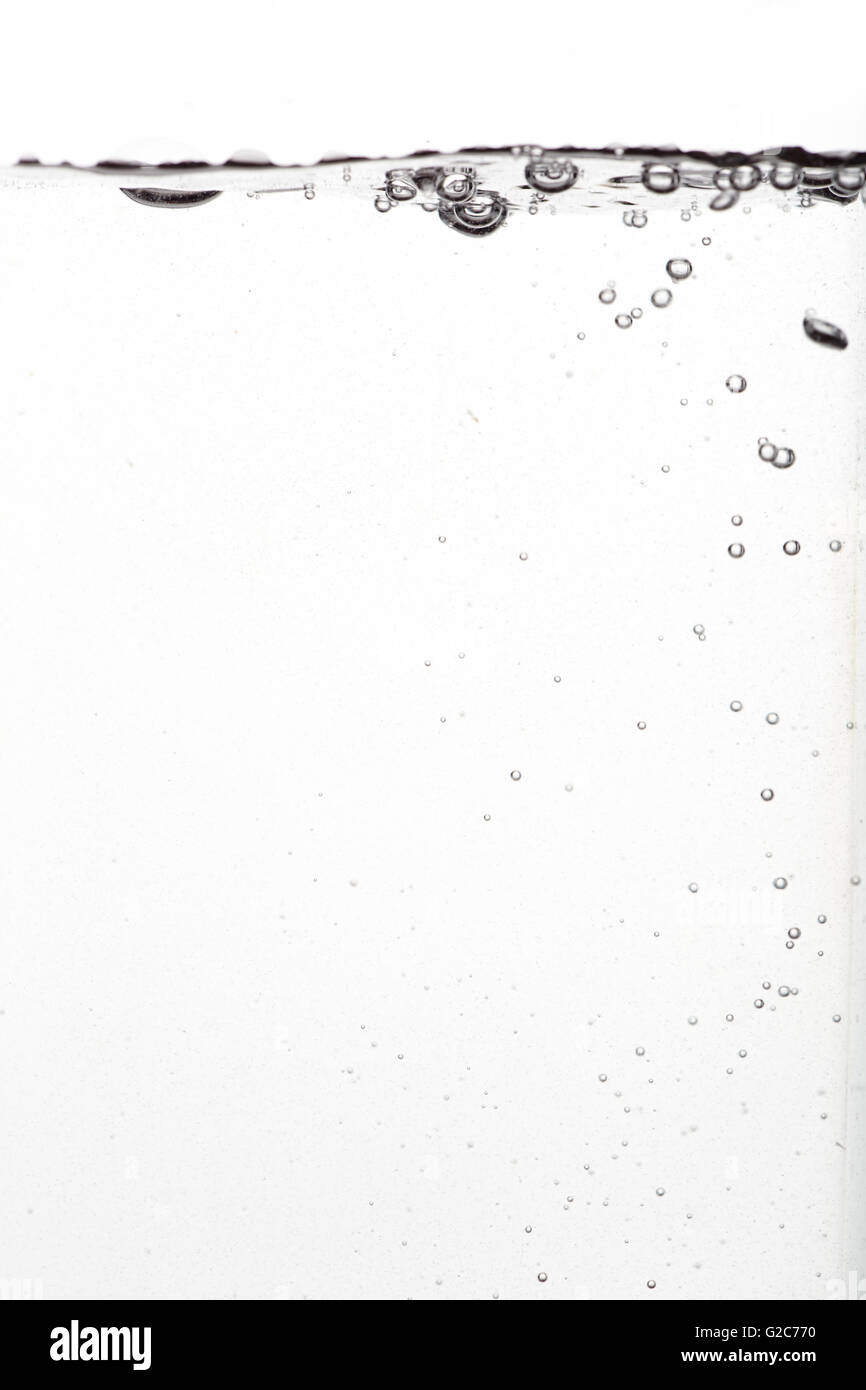 Water splash and bubbles Stock Photo - Alamy