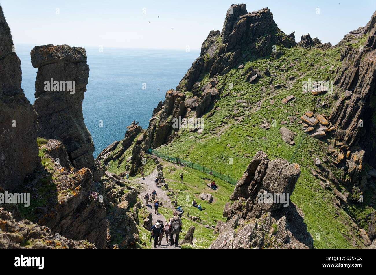 Skellig Michael, UNESCO World Heritage Site, Kerry, Ireland. Star Wars ...