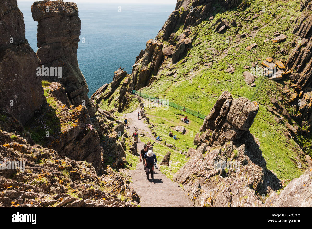 Skellig Michael, UNESCO World Heritage Site, Kerry, Ireland. Star Wars ...