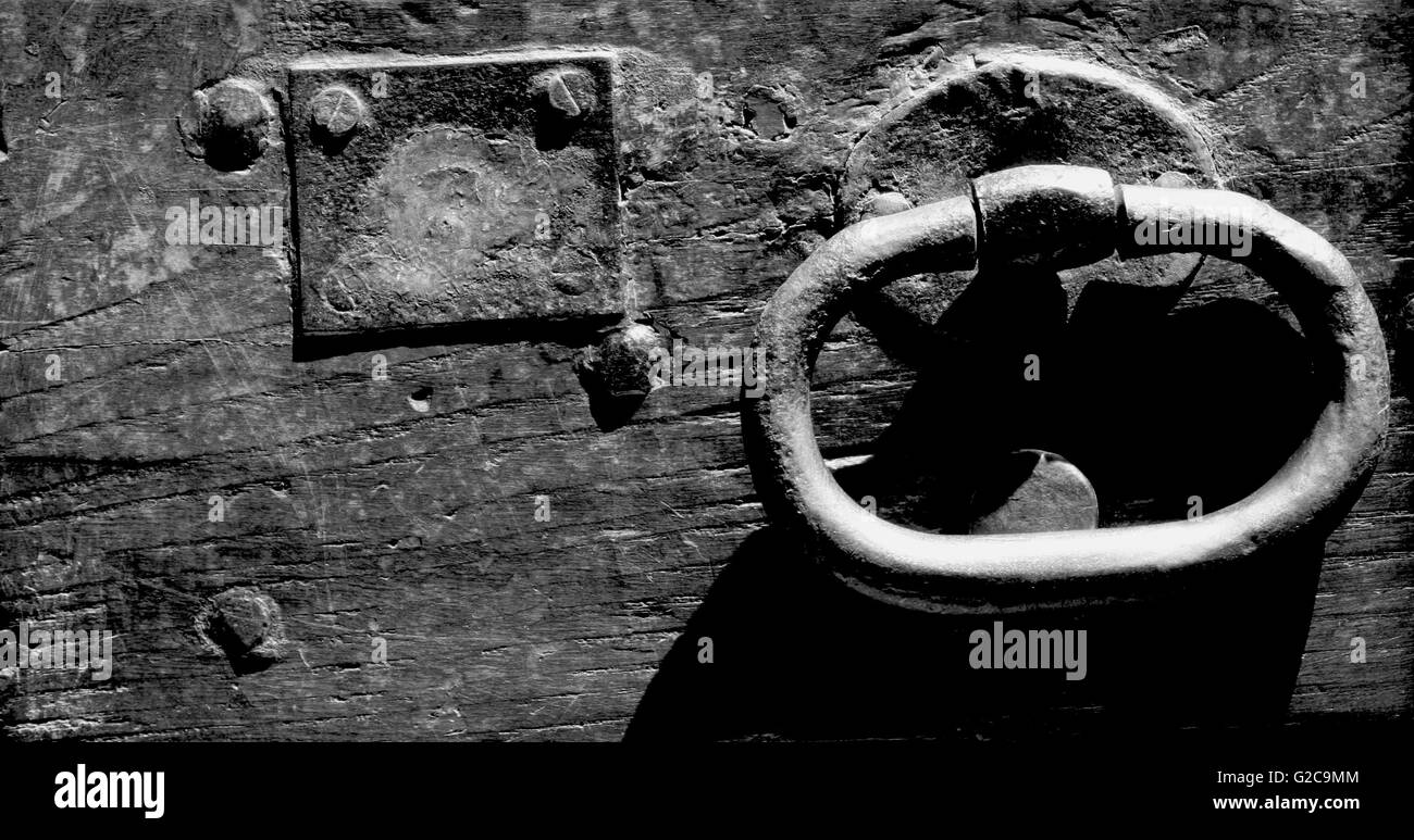 Door handles Black and White Stock Photos & Images - Alamy