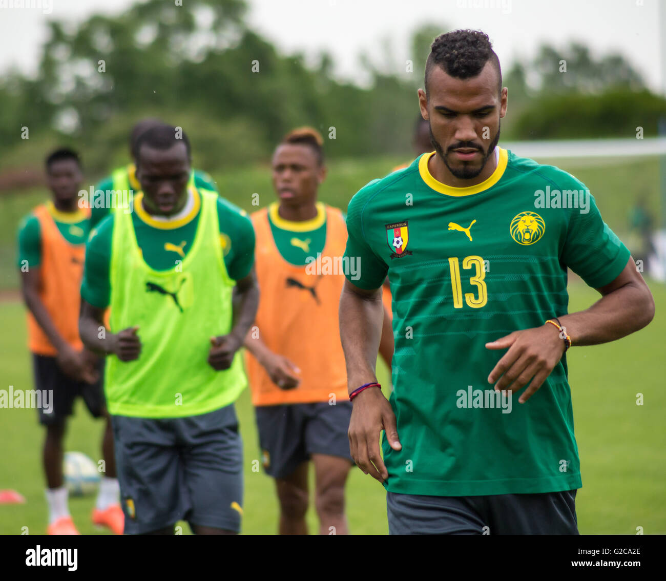Eric Maxim Choupo-Moting. Player number 13. Cameroon national football ...