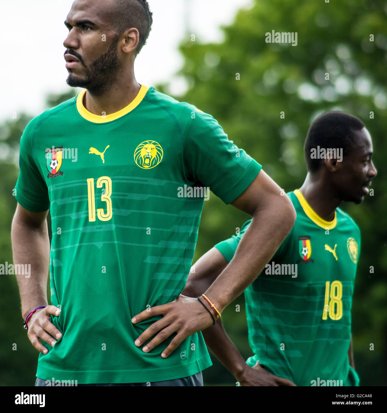 Cameroon football team eric maxim hi-res stock photography and images ...