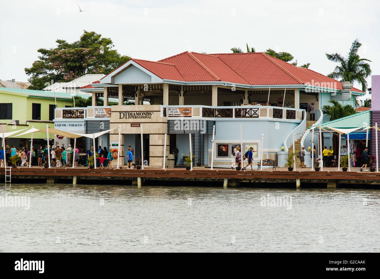 Diamonds International shop in Belize City, Belize Stock Photo - Alamy