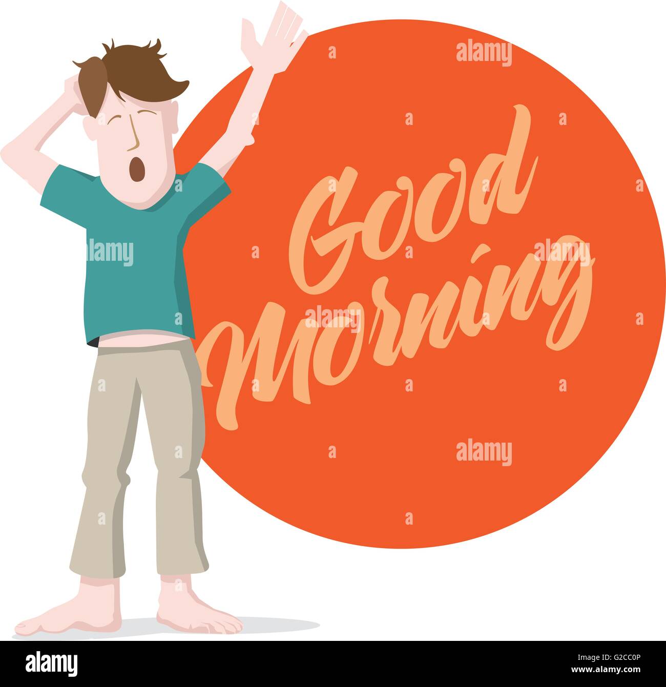 Message man Stock Vector Images - Alamy