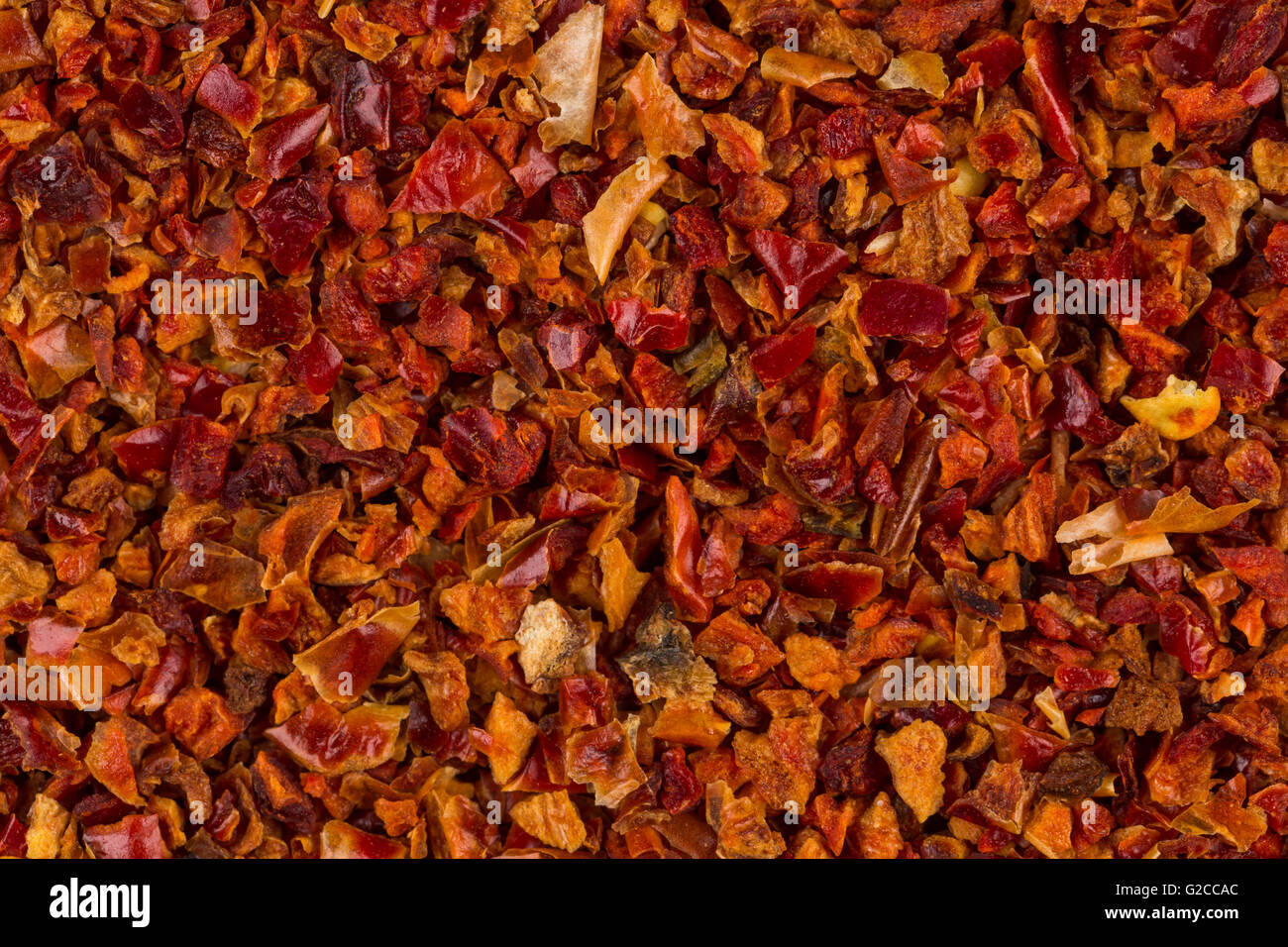 Crushed red chili pepper for background texture Stock Photo - Alamy