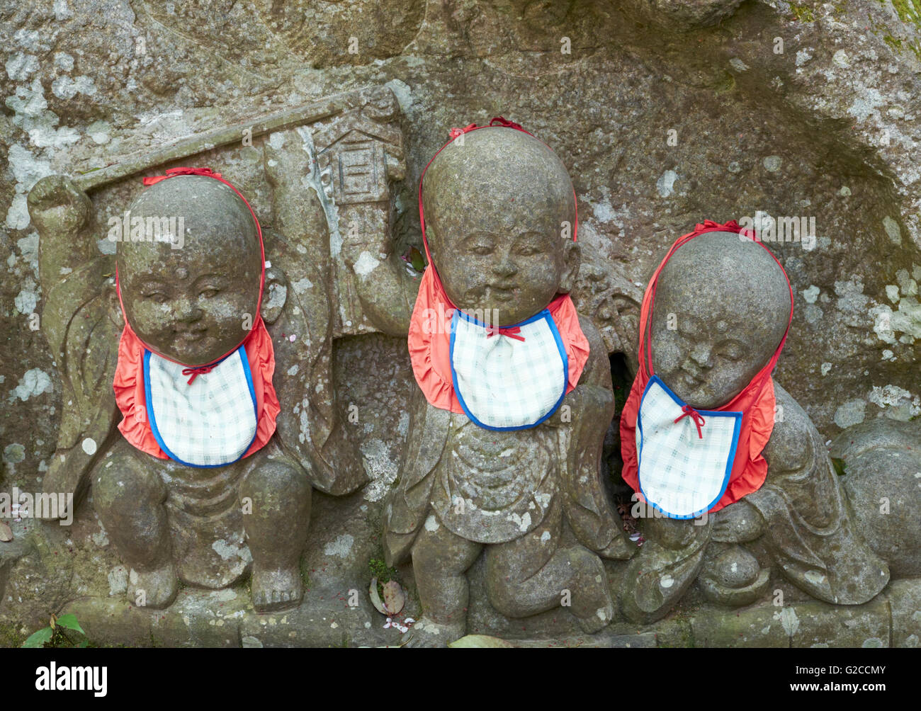 Buddhist statues of jizo hi-res stock photography and images - Alamy