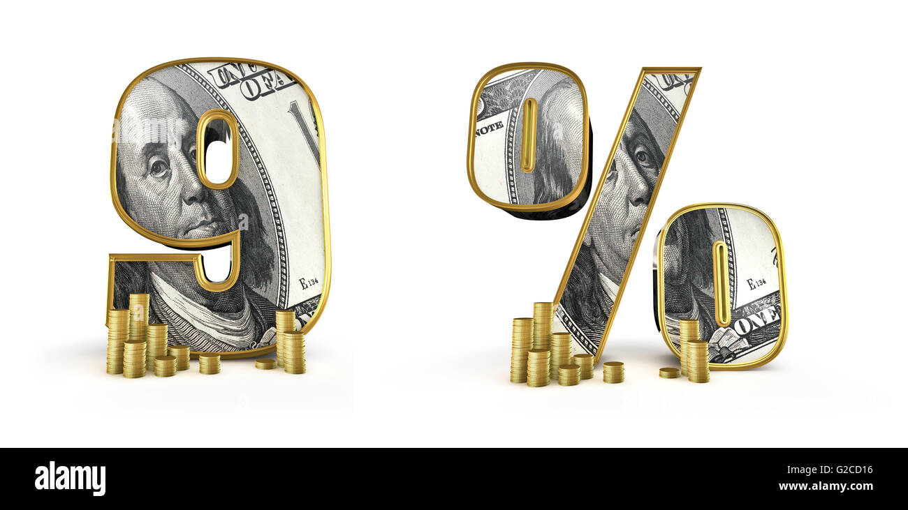 3D illustration of money alphabet Stock Photo - Alamy