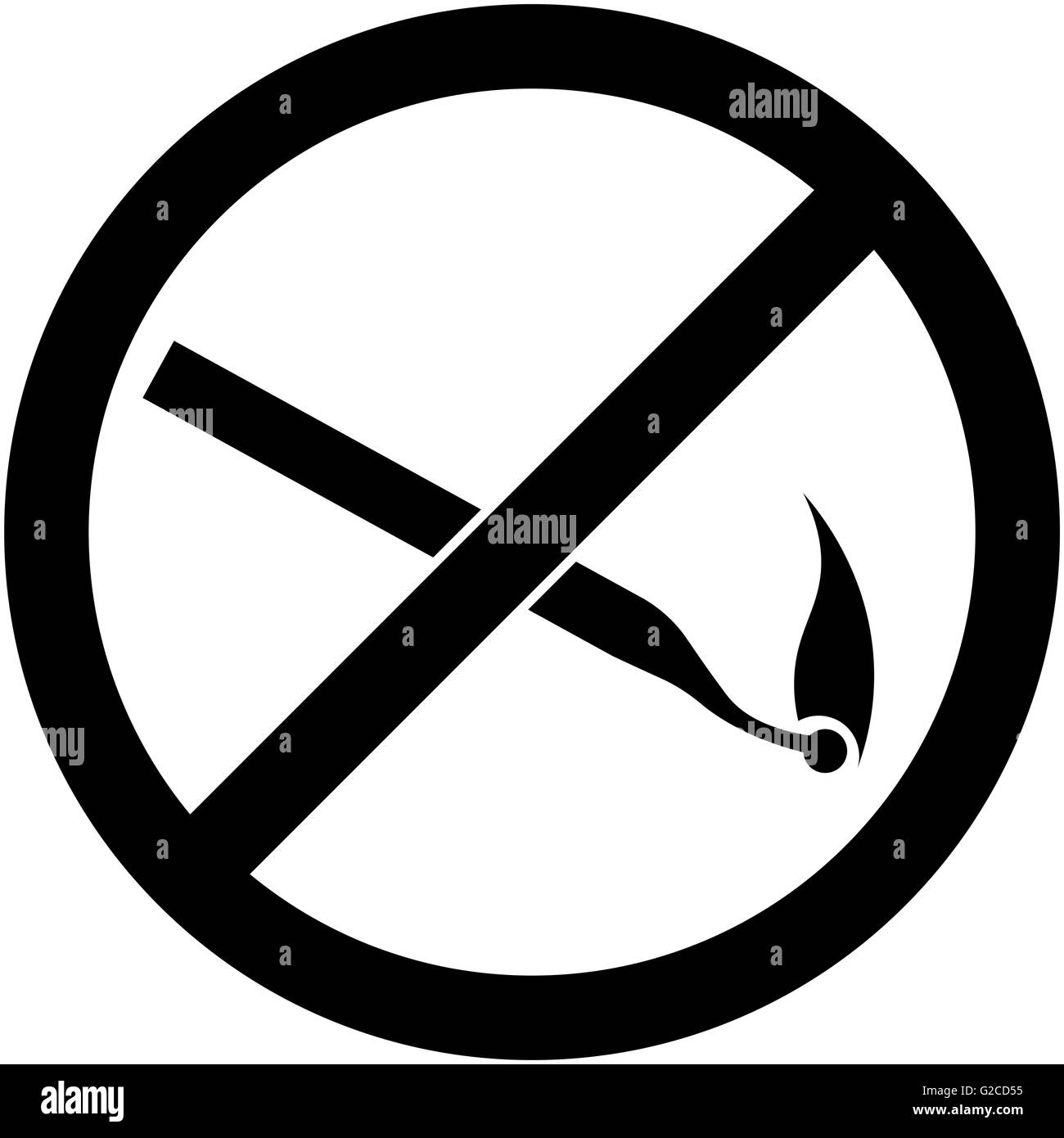 No match sign Vector illustration. Flat design Stock Vector Image & Art ...