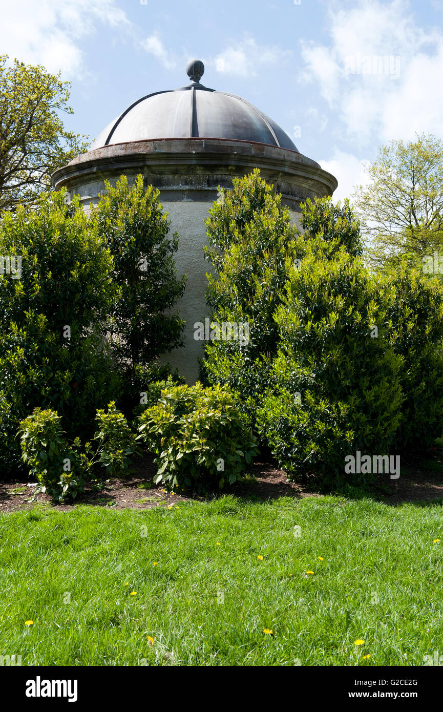 Beautiful view on rotunda in the park on a summer time Stock Photo - Alamy