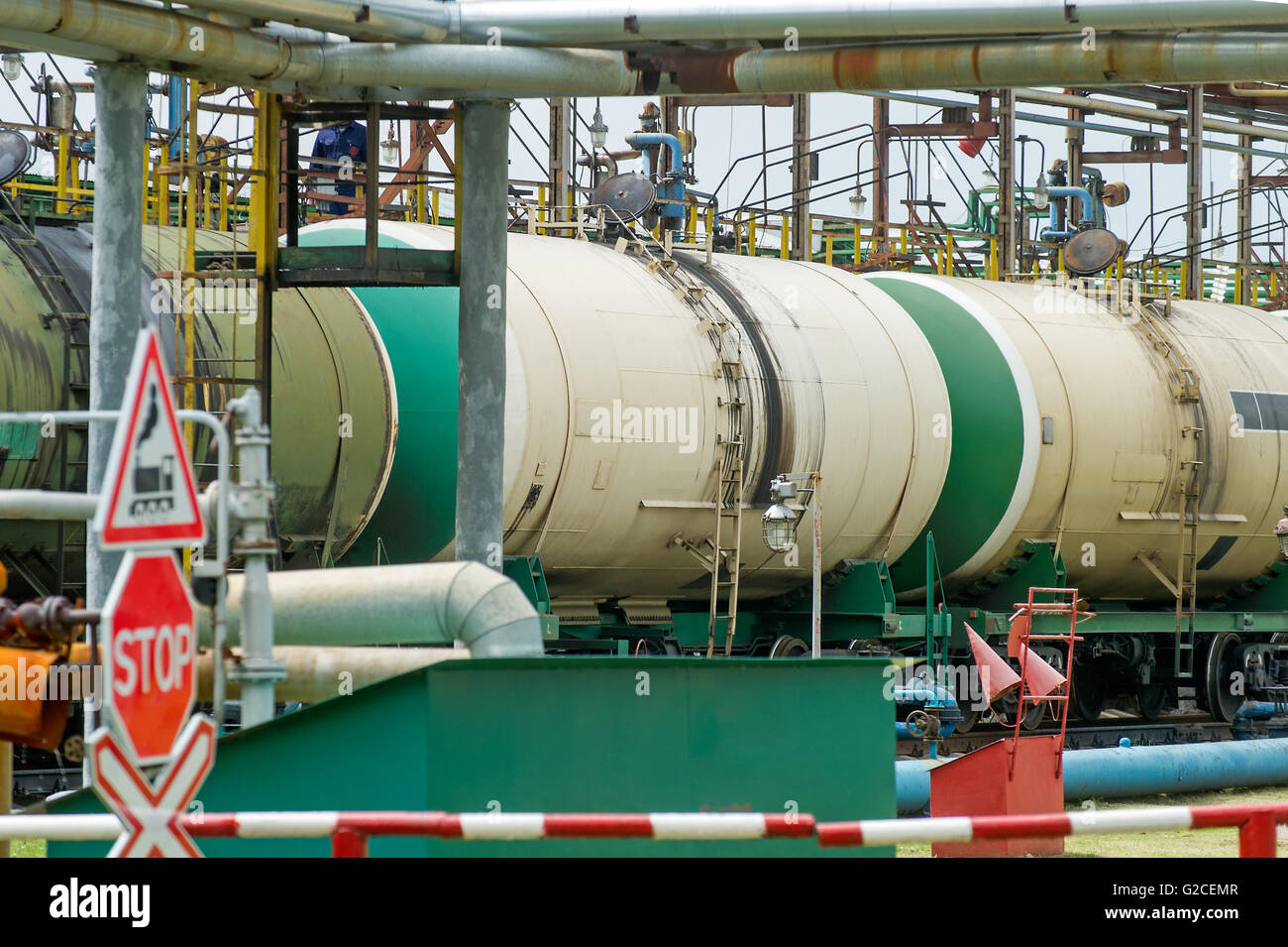 Old fuel tanks hi-res stock photography and images - Alamy