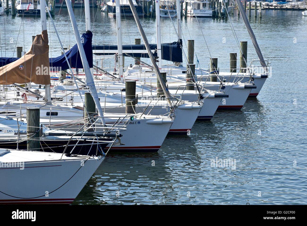 Parked sail boats hi-res stock photography and images - Alamy